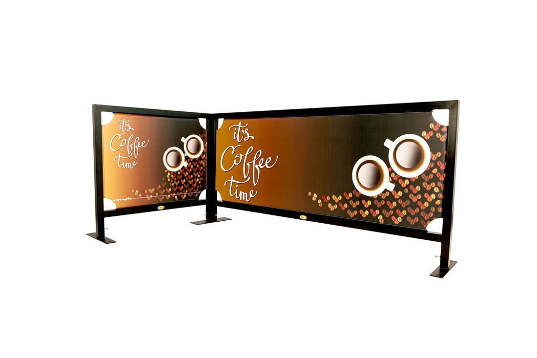 Cafe Barriers (Square Corners) - Vivad